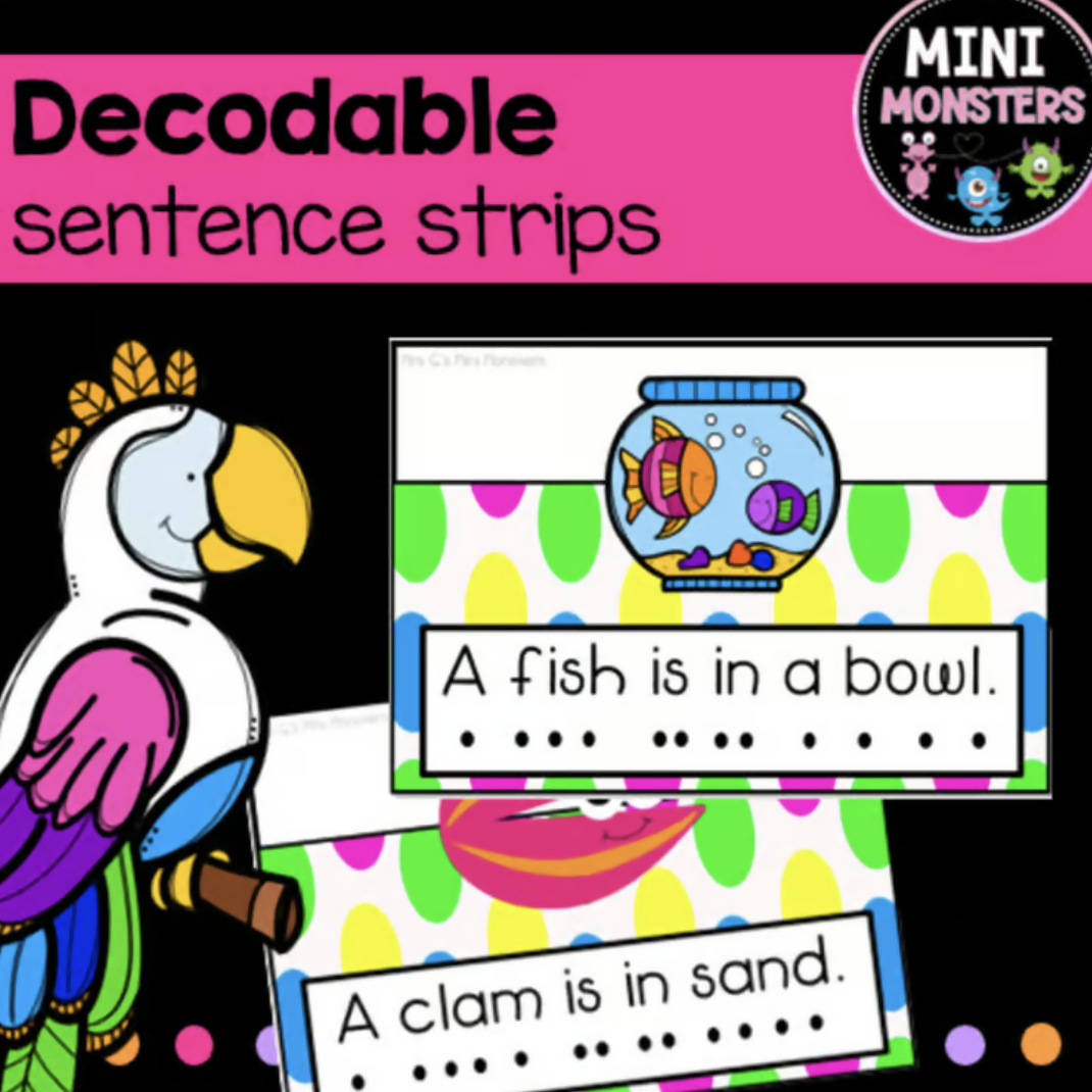 Decodable Sentence Strips | Reading Groups | Prep Foundation Year 1 ...