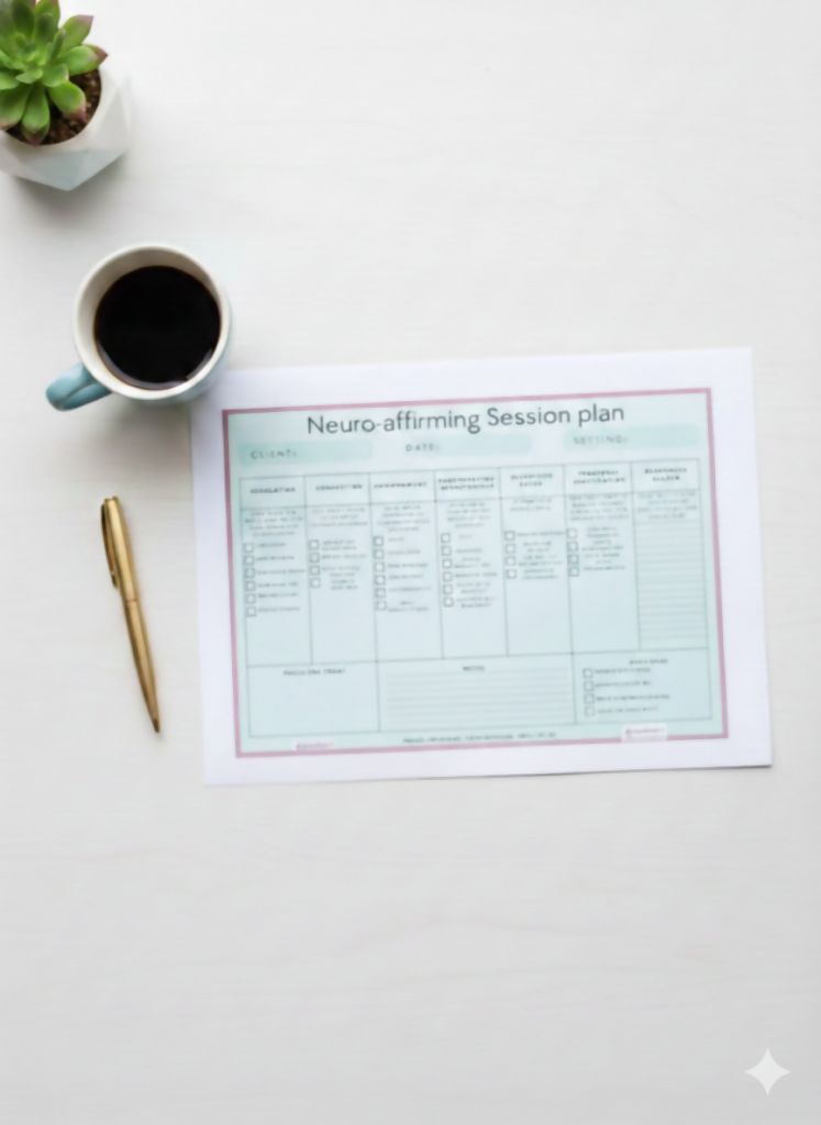 Neuro-affirming session planner – SHAREIFY