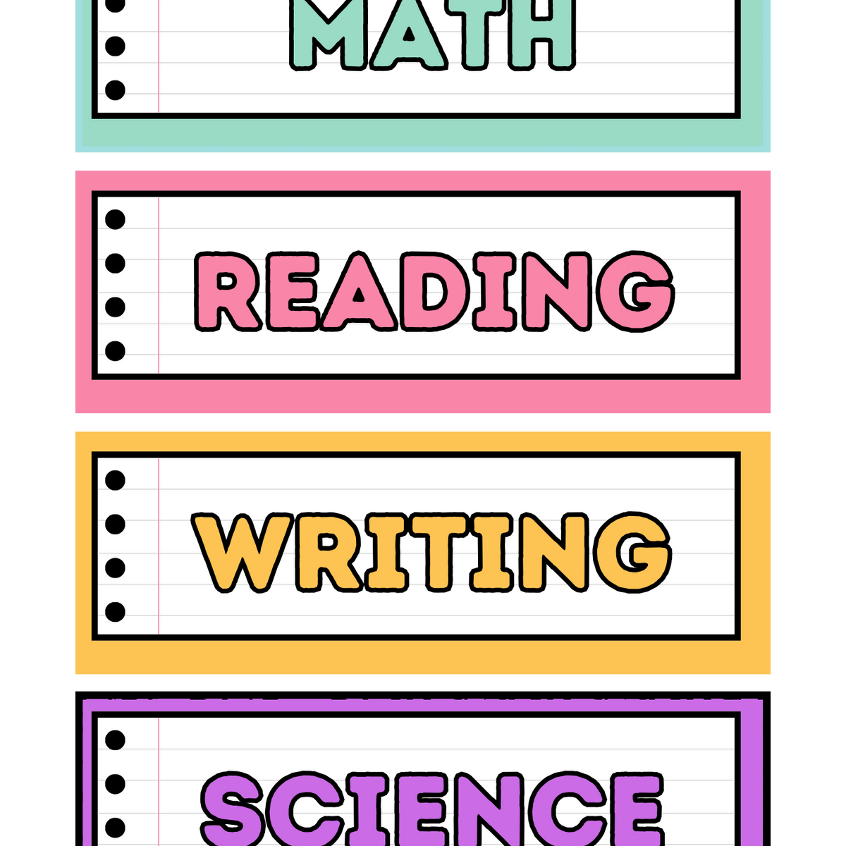 Pastel Daily Schedule Cards – Editable Classroom Display – SHAREIFY