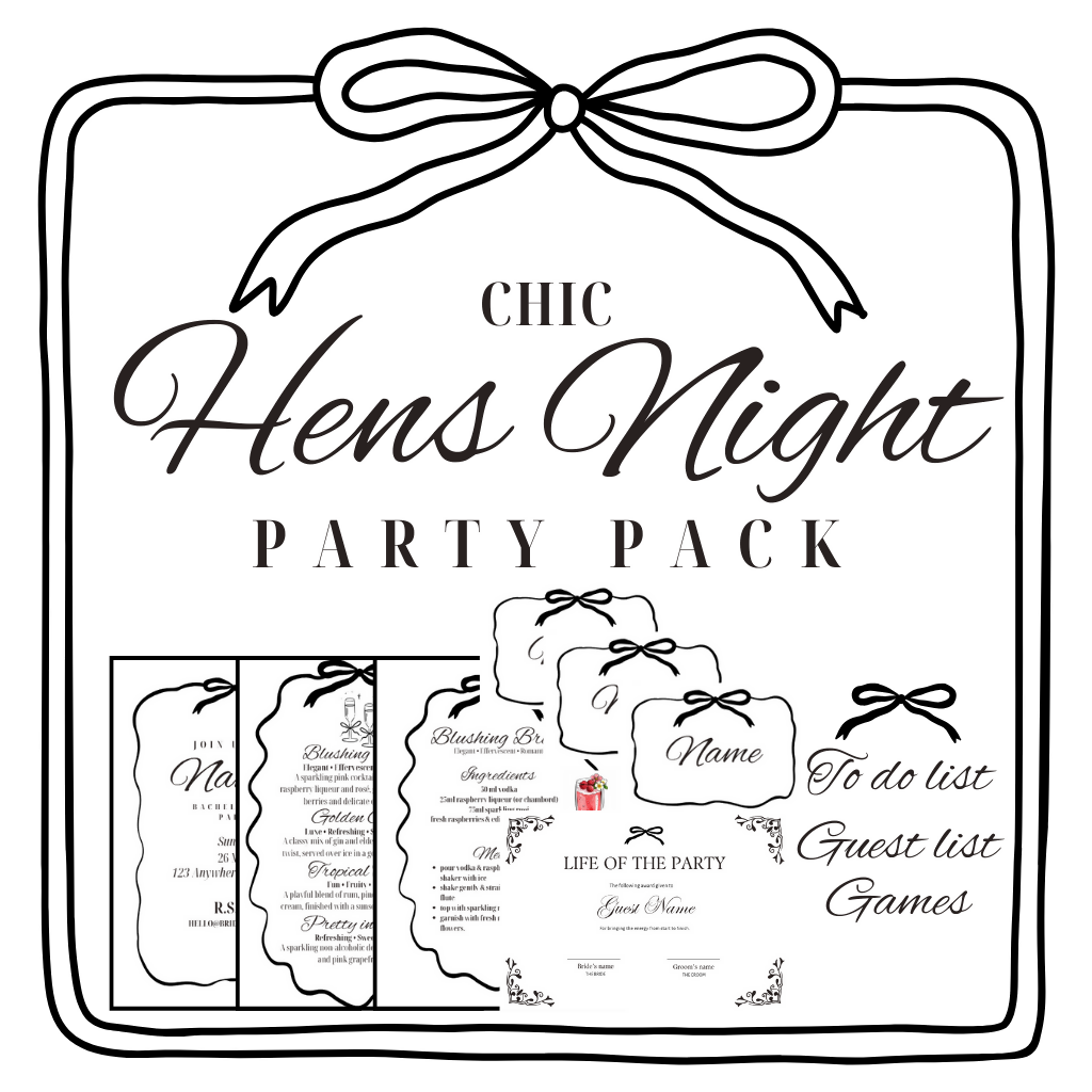 Chic Hens Night Party Pack – SHAREIFY